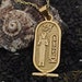 Egyptian Cartouche God Bastet Necklace, Hieroglyph Necklace Jewelry ...