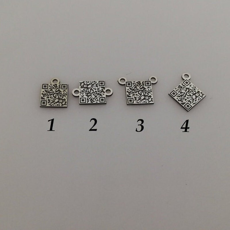 Qr Code Jewelry - Etsy