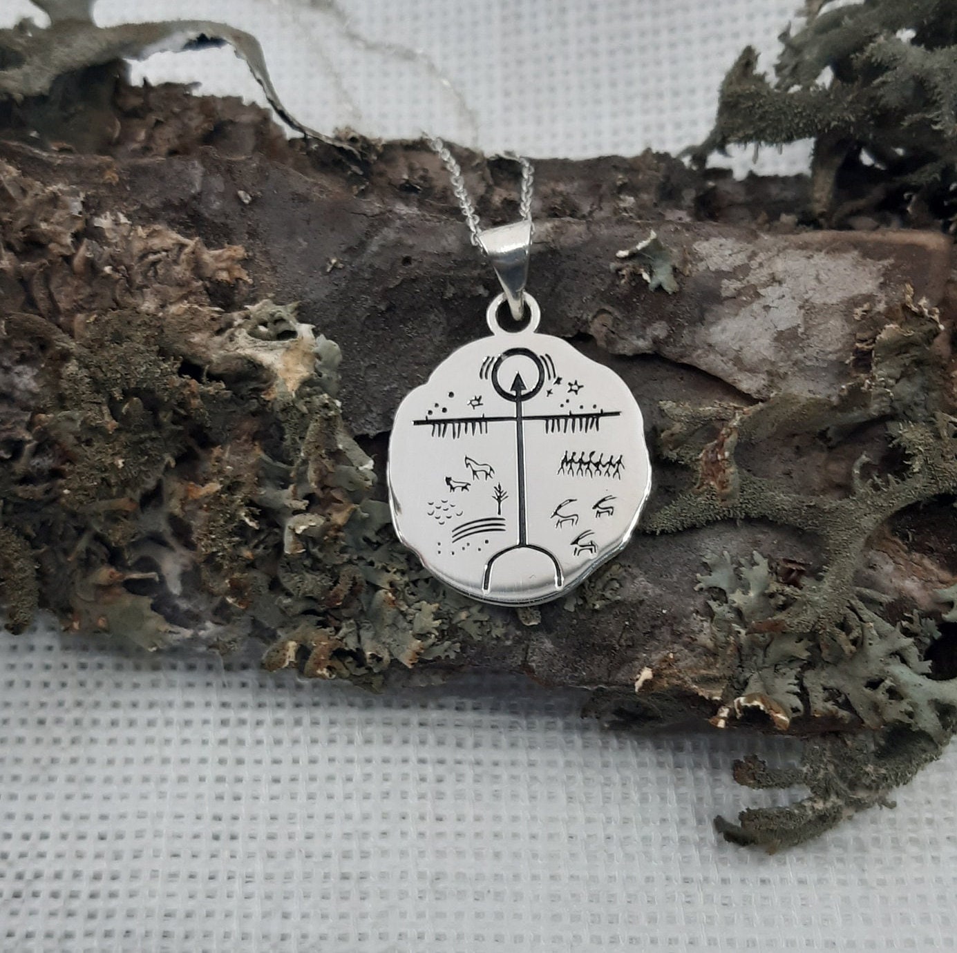 Ancient Tengrism Shamanistic Amulet Necklace Sorcery Symbol - Etsy