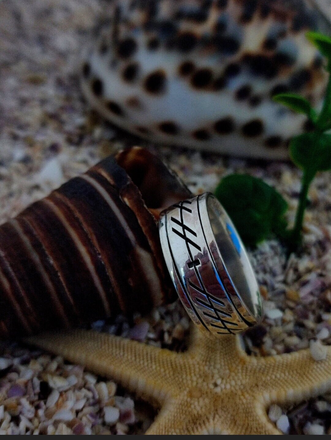 Spinner Ogham Engagement Ring With Ogham Alphabet Name, Historical ...