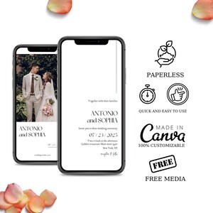 Wedding Digital Video Invitation, Animated Wedding Invitation ...