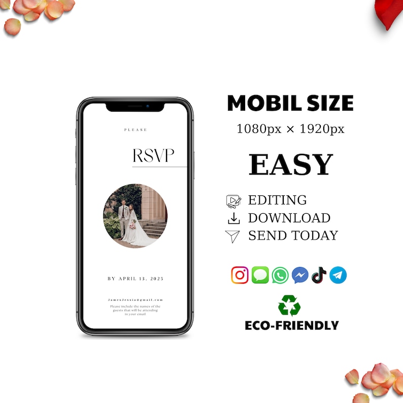 Wedding Digital Video Invitation, Animated Wedding Invitation ...