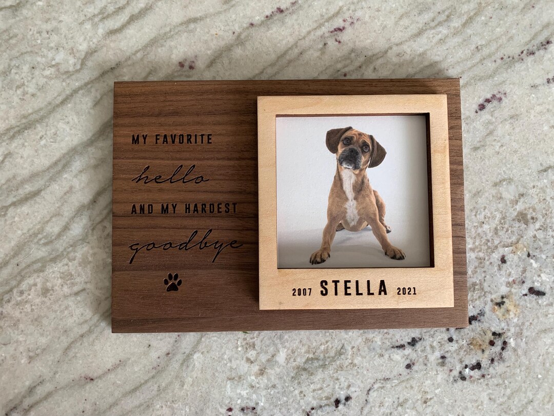 Memorial Dog/cat Frame - Etsy
