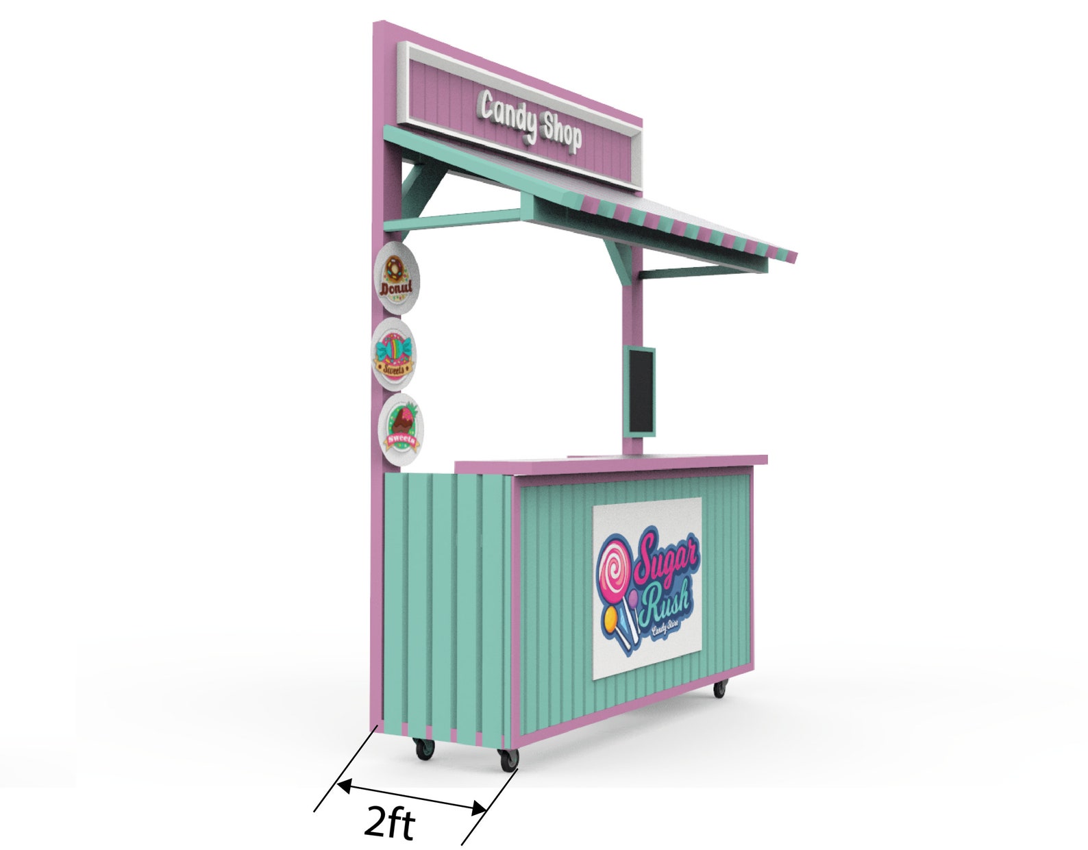 Lemonade Stand DIY - Play Store - Business Cart With Wheels - Ice Cream ...