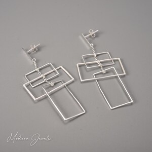 Gold Geometric Earrings - Etsy