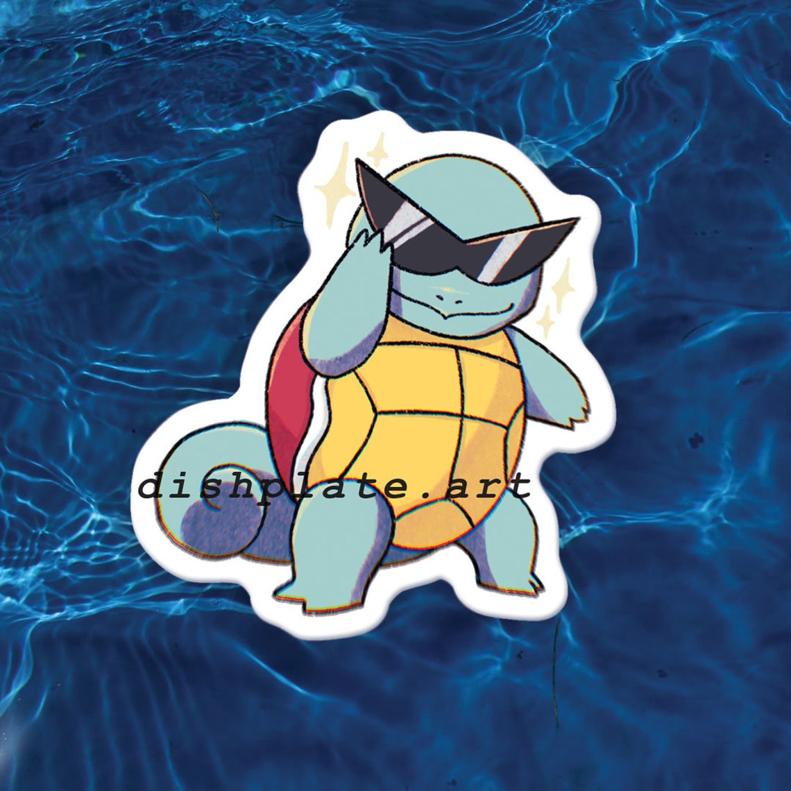 Squirtle Sticker Waterproof Scratch Resistant - Etsy