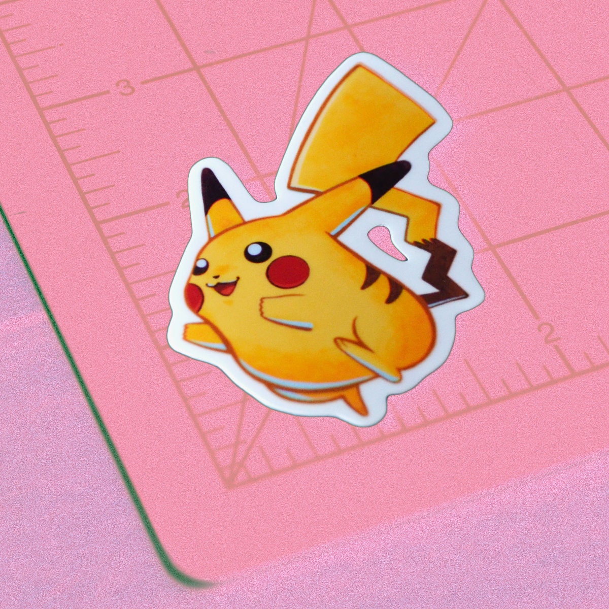 Evolution Pair Pikachu and Raichu Sticker Pack / Cute Chunky Pikachu ...