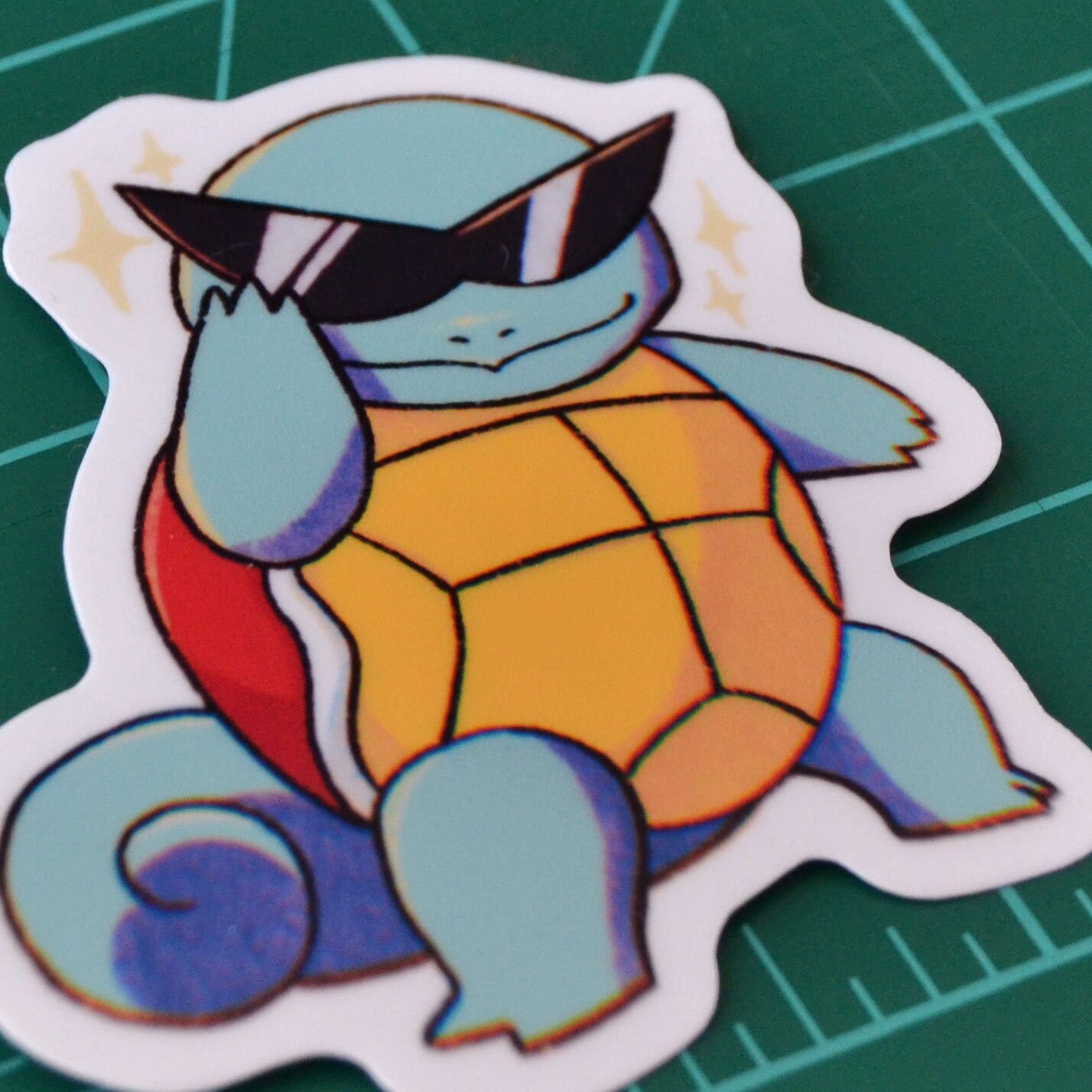 Squirtle Sticker Waterproof Scratch Resistant - Etsy