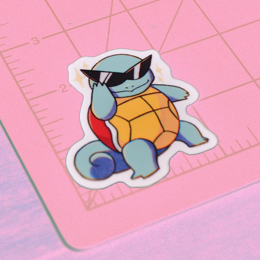 Squirtle Sticker - Waterproof Scratch Resistant - Etsy