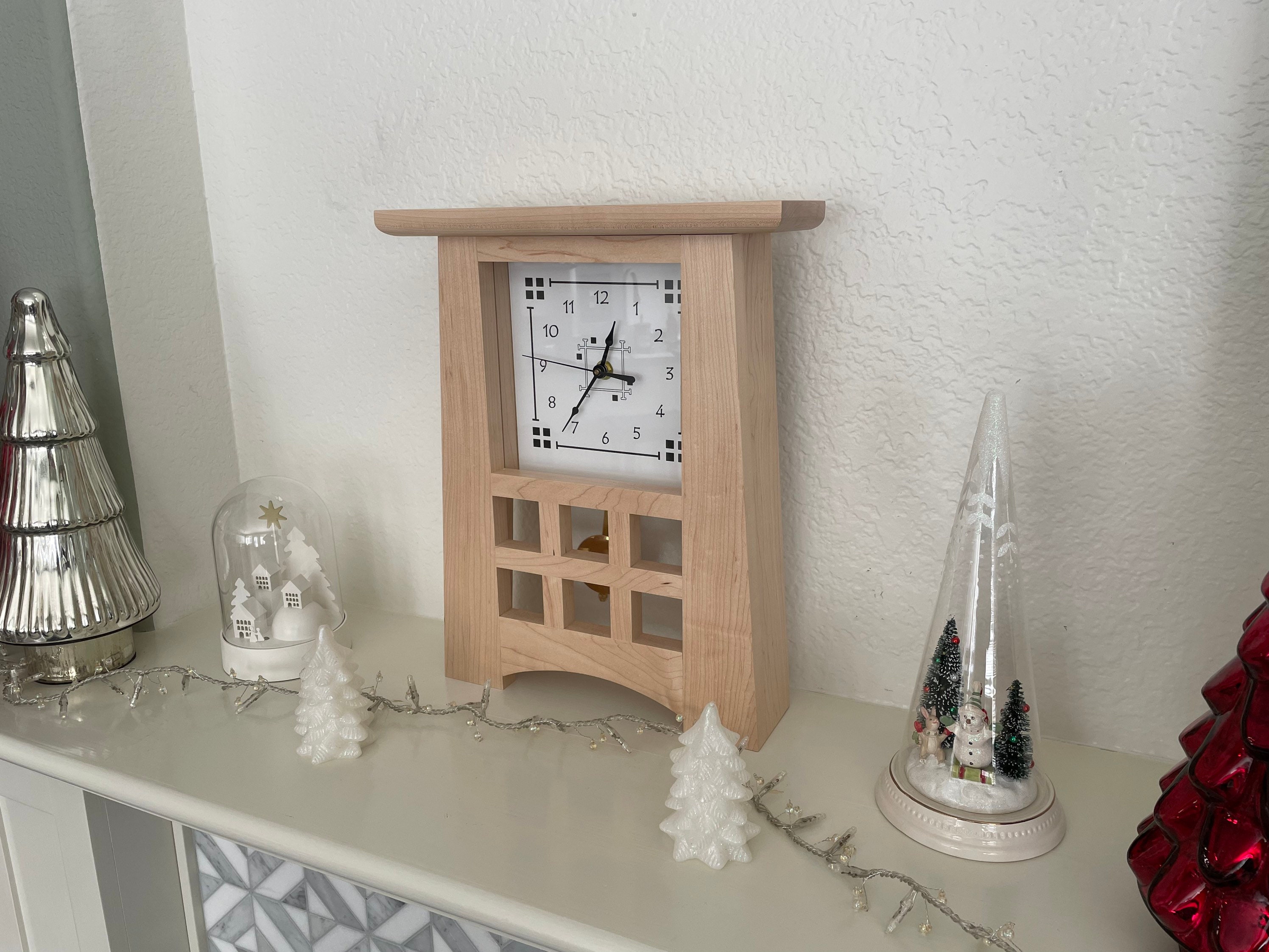 Mission/craftsman/arts & Crafts Wall Clock - Etsy