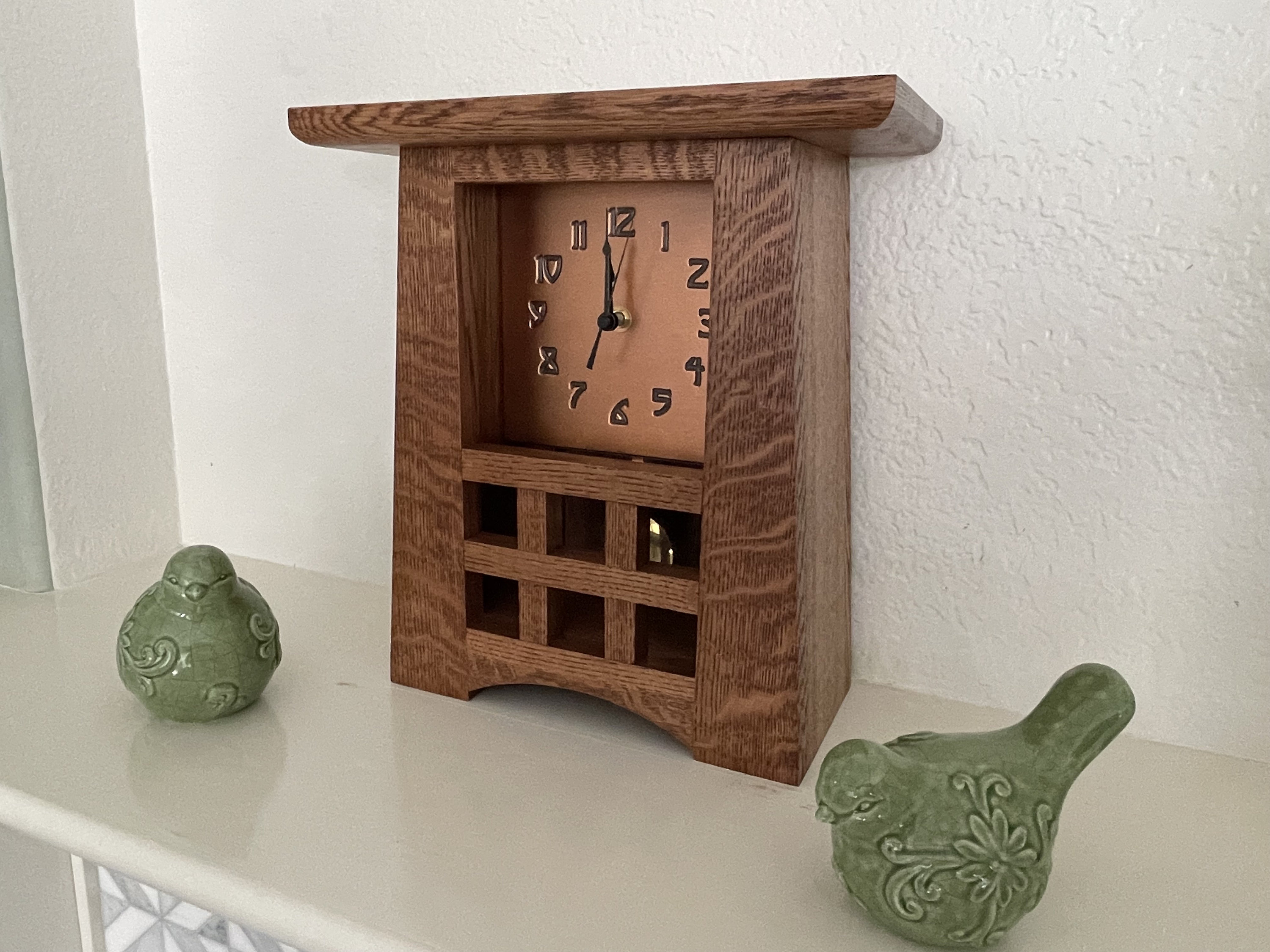 Mission/craftsman/arts & Crafts Clock - Etsy