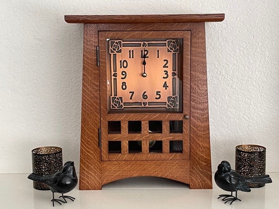 Mission Arts And Crafts Clock