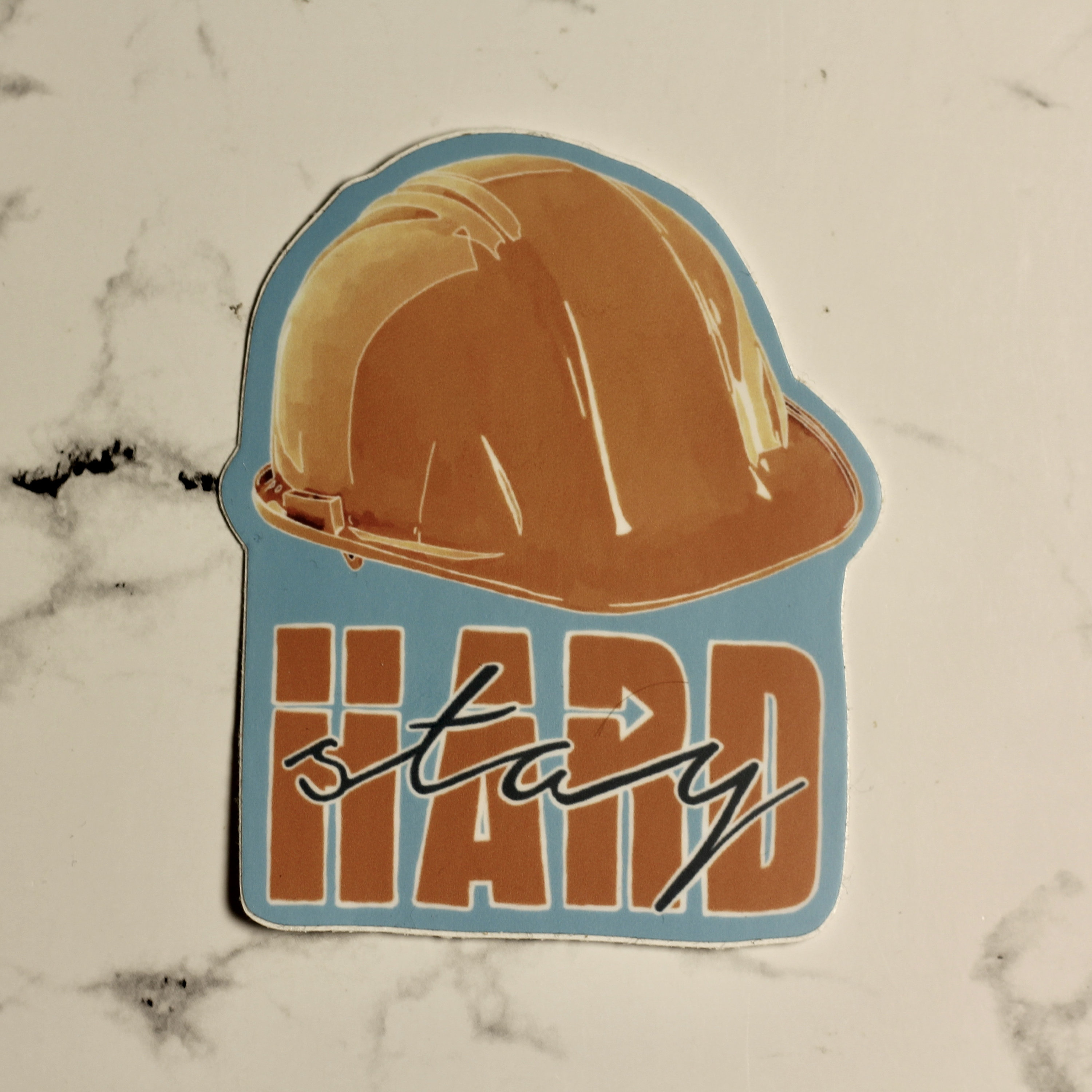 Hard Hat stay Hard Sticker Vinyl Die Cut Sticker - Etsy