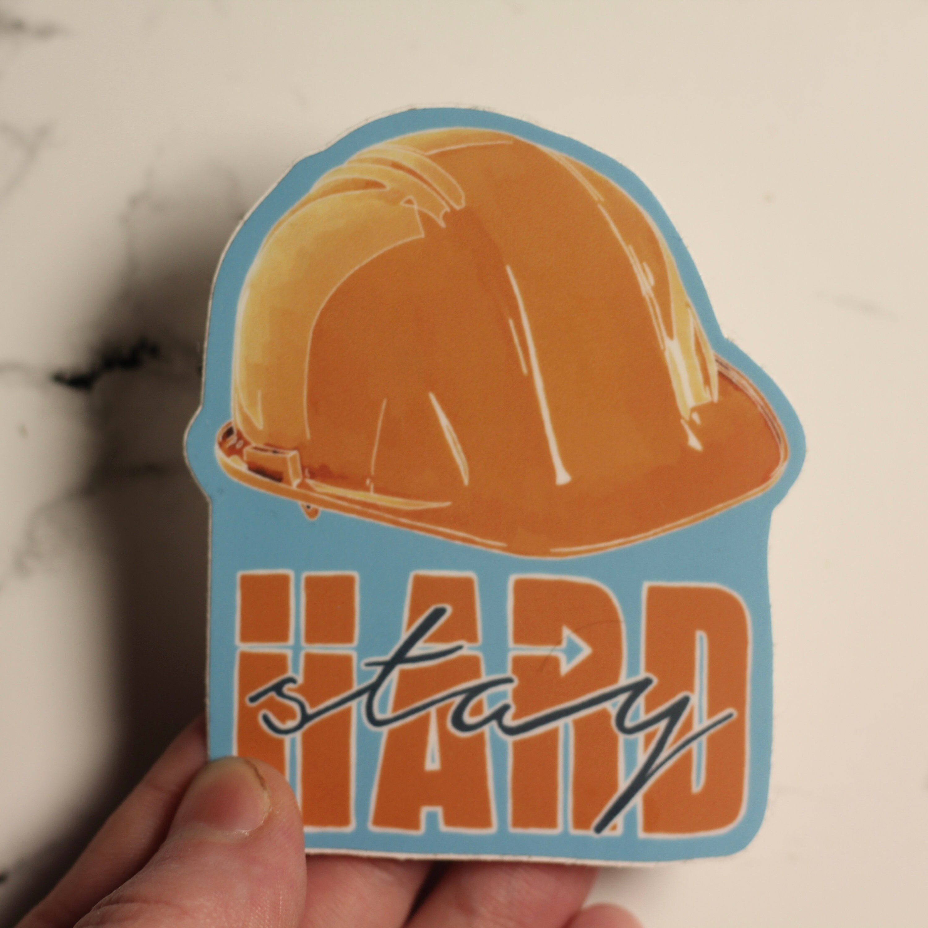 Hard Hat stay Hard Sticker Vinyl Die Cut Sticker - Etsy