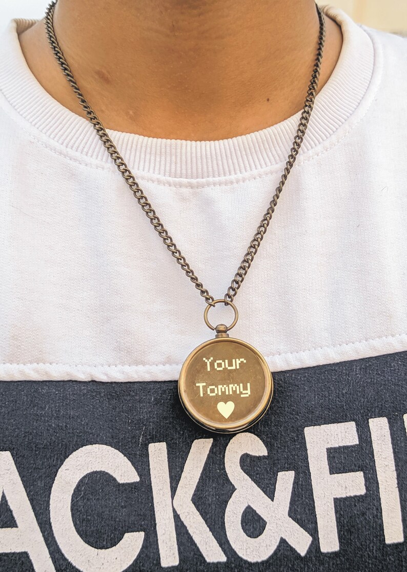 Your Tommy Your Tubbo Compass Necklaces Working Compass - Etsy