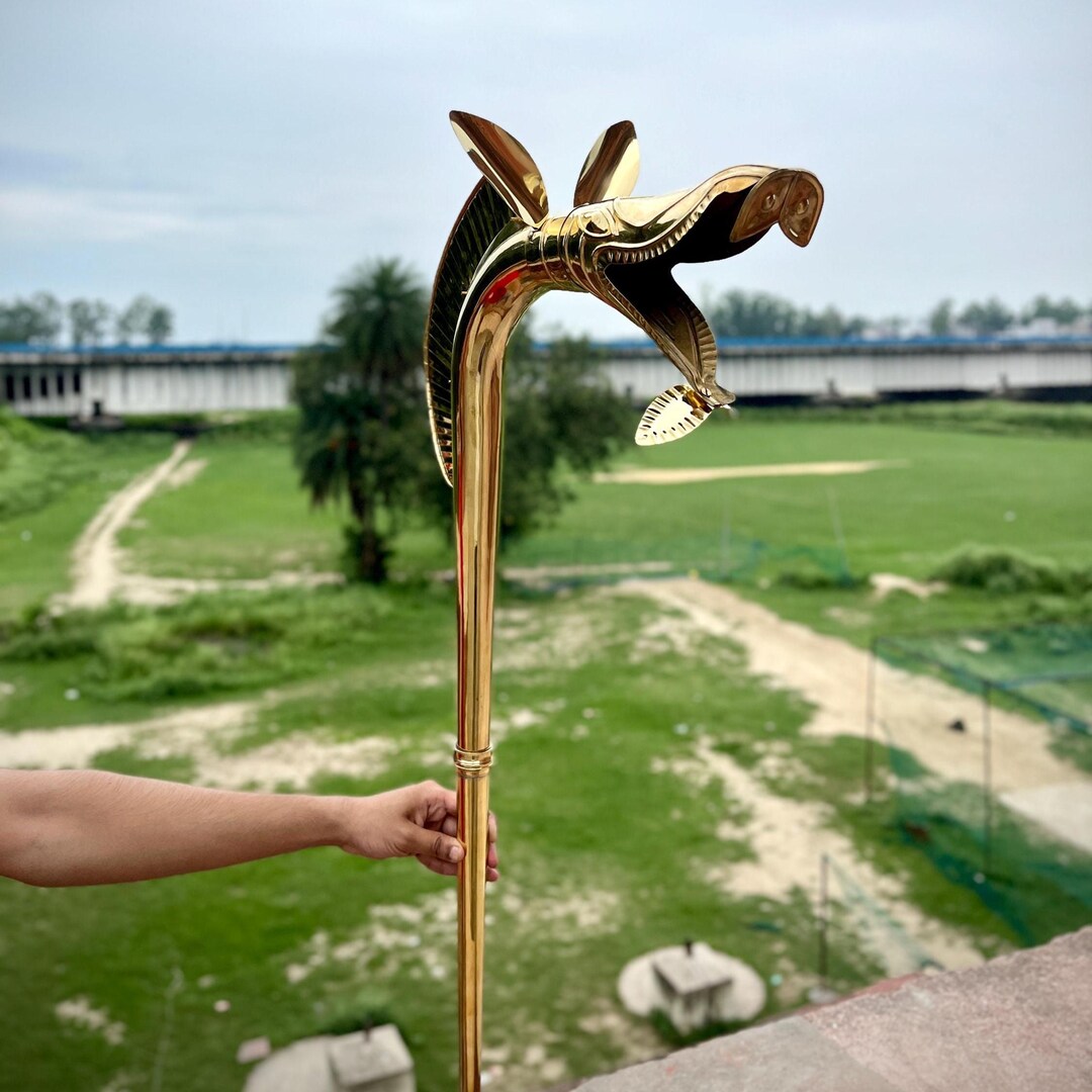 Pure Brass Celtic Carnyx War Horn- Authentic Designs Replica Carnyx ...