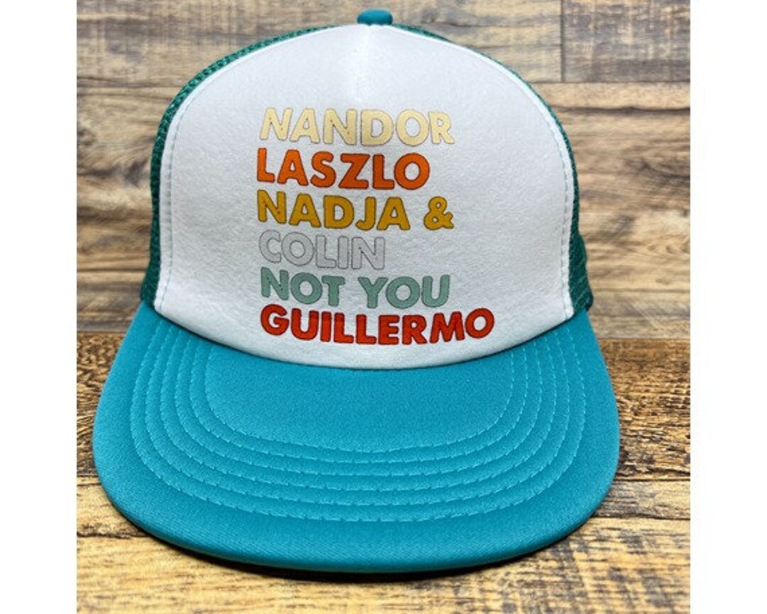 Retro What We Do in the Shadows Mens Trucker Hat Teal Snapback - Etsy