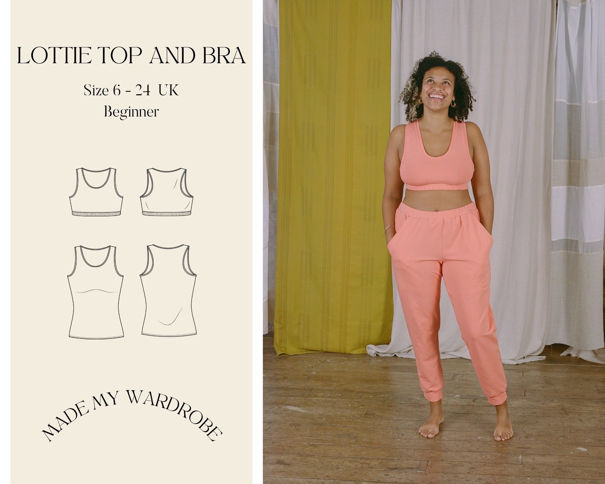 Lottie Top PDF Pattern Made My Wardrobe - Etsy