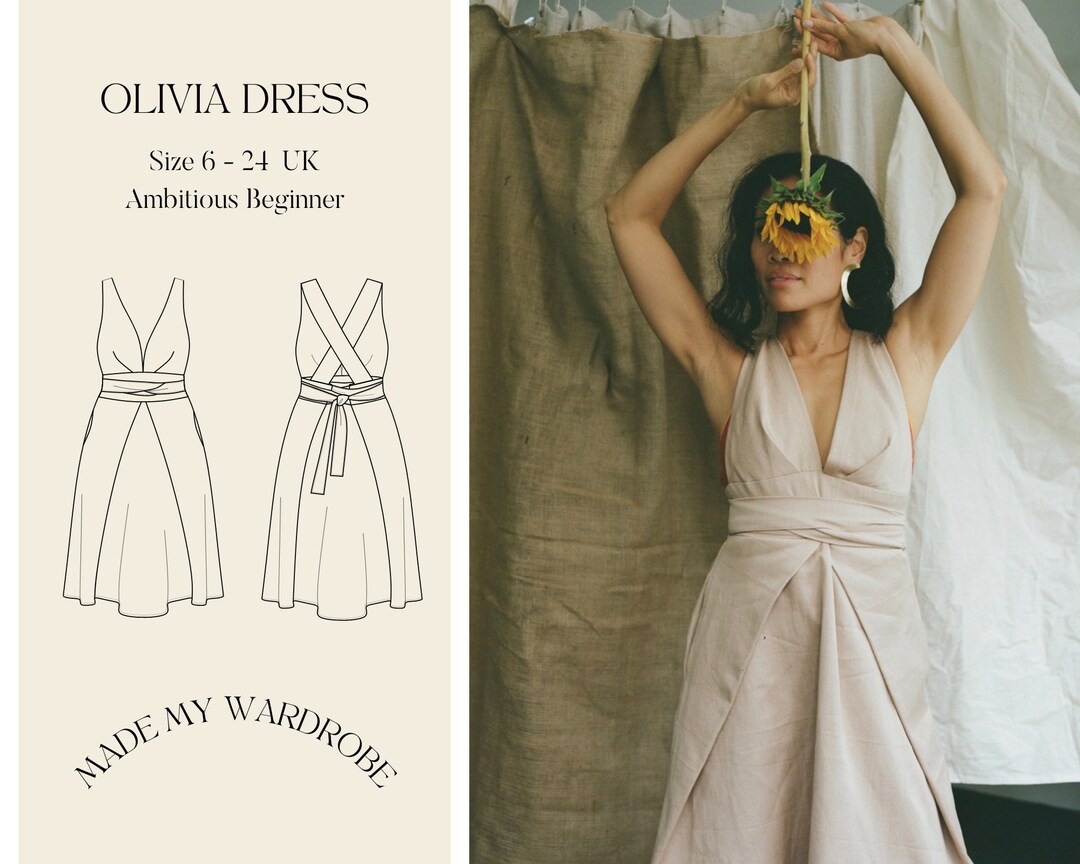 Olivia Dress PDF Pattern Made My Wardrobe - Etsy