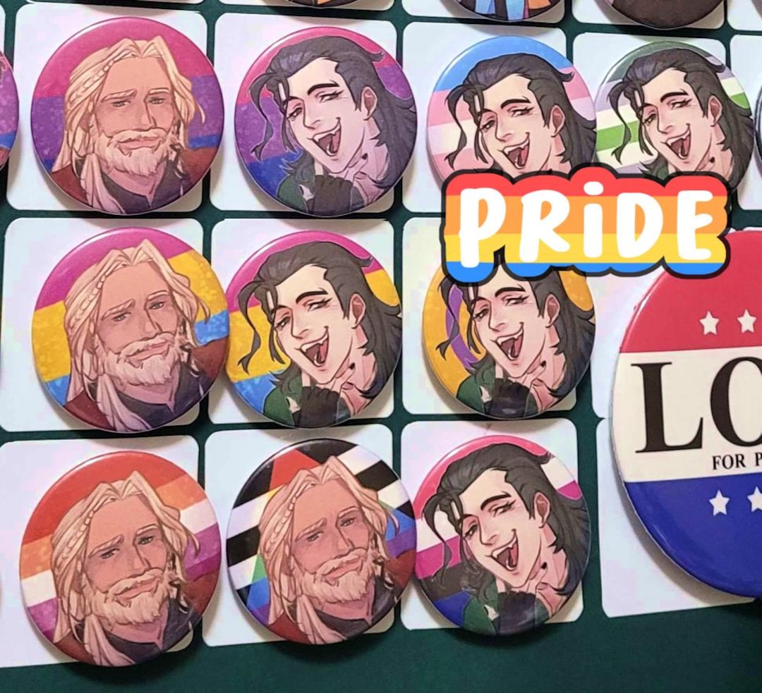 Thor Pride | Loki Pride Buttons 1.5" - Etsy