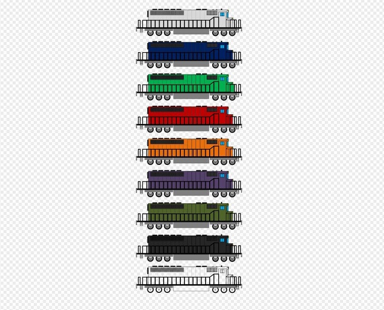 Locomotive Digital Download SVG File; Train Railroad - Etsy