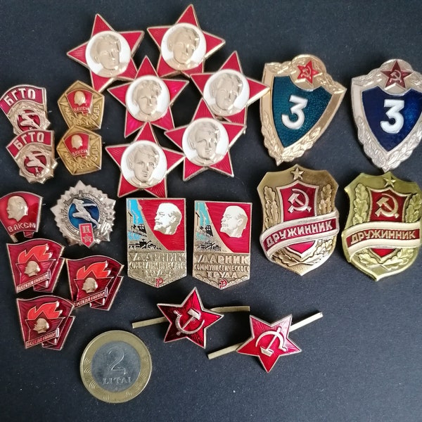 Russian Pin Badge - Etsy