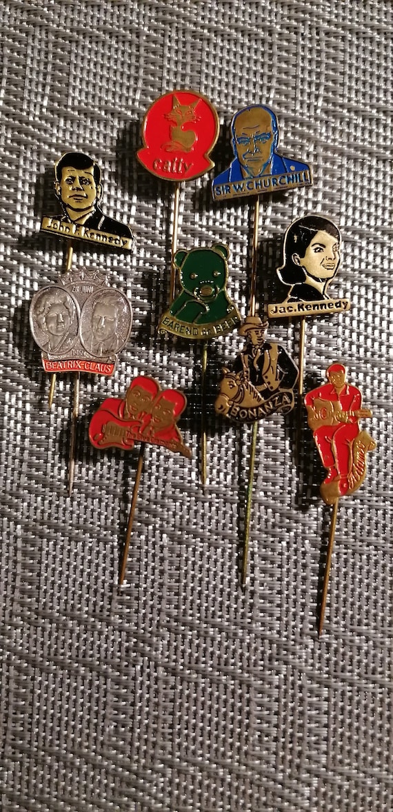 1000's vintage pins. Metal Advertising Pins from the … - Gem