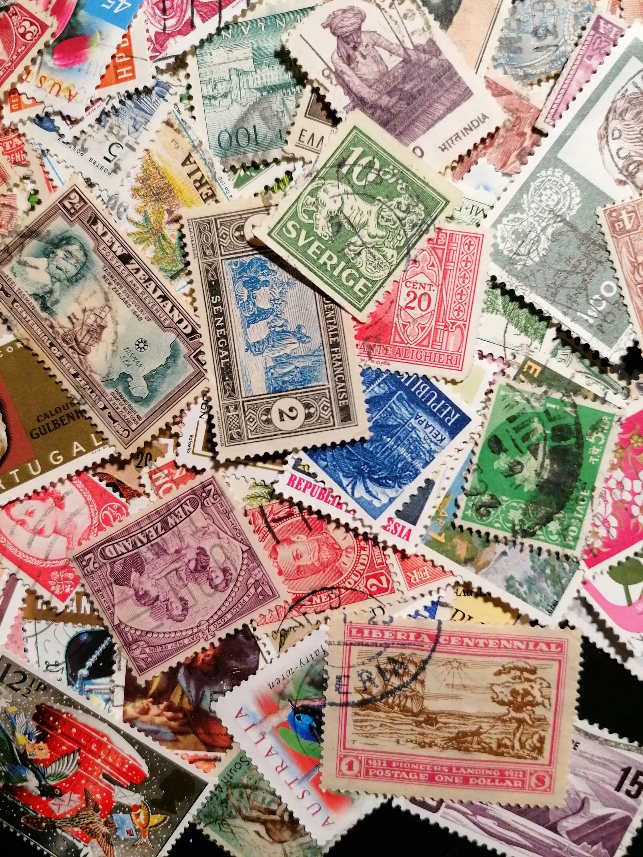 World Postage Stamps Random Used Vintage World Postage - Etsy Australia