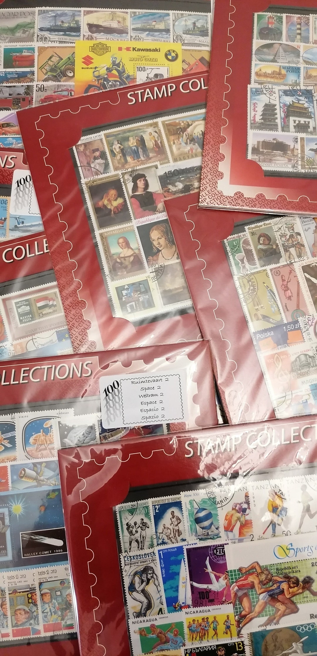 Vintage Postage Stamps. Thematic Stamp Sets. 100 Postage Stamps. Rare ...