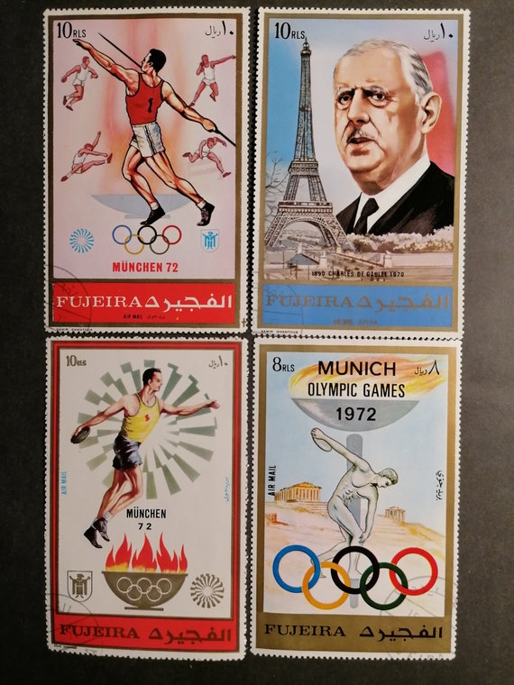 Old Postage Stamps. Fujeira 1972 . Philately. - Etsy