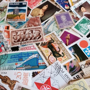 World Postage Stamps, Random Used Vintage| World Postage Stamps ...