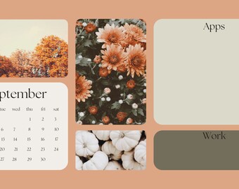 September 2022 Digital Background Wallpaper Computer Laptop Aesthetic ...