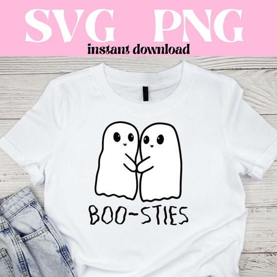Cute Ghost Svg Ghost Besties Svg Cute Halloween Svg Spooky - Etsy UK