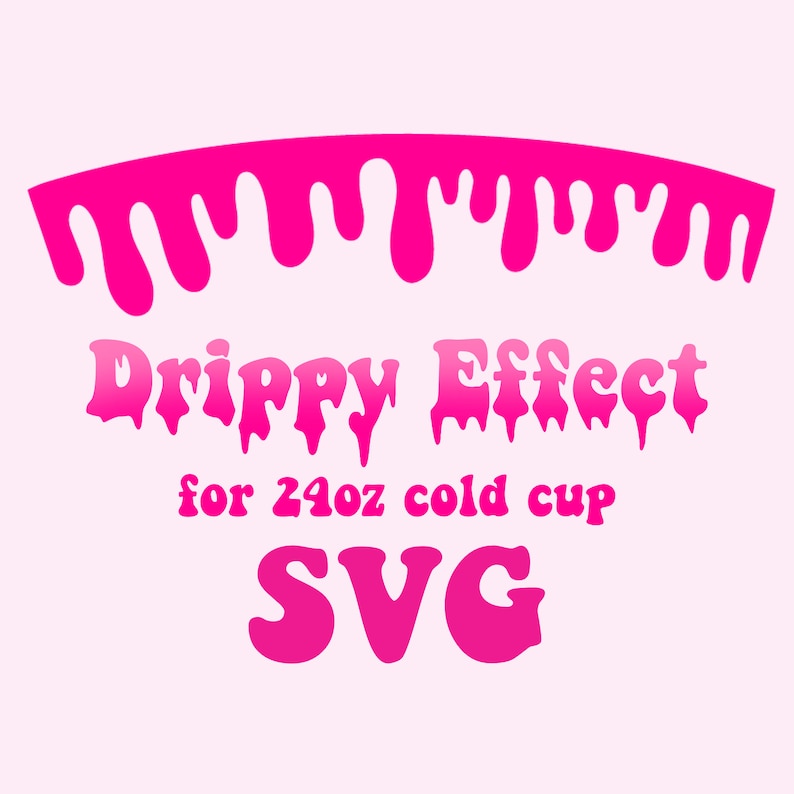 Blood Dripping SVG 24oz Cold Cup, Donut Drip Wrap for Starbucks Cup ...