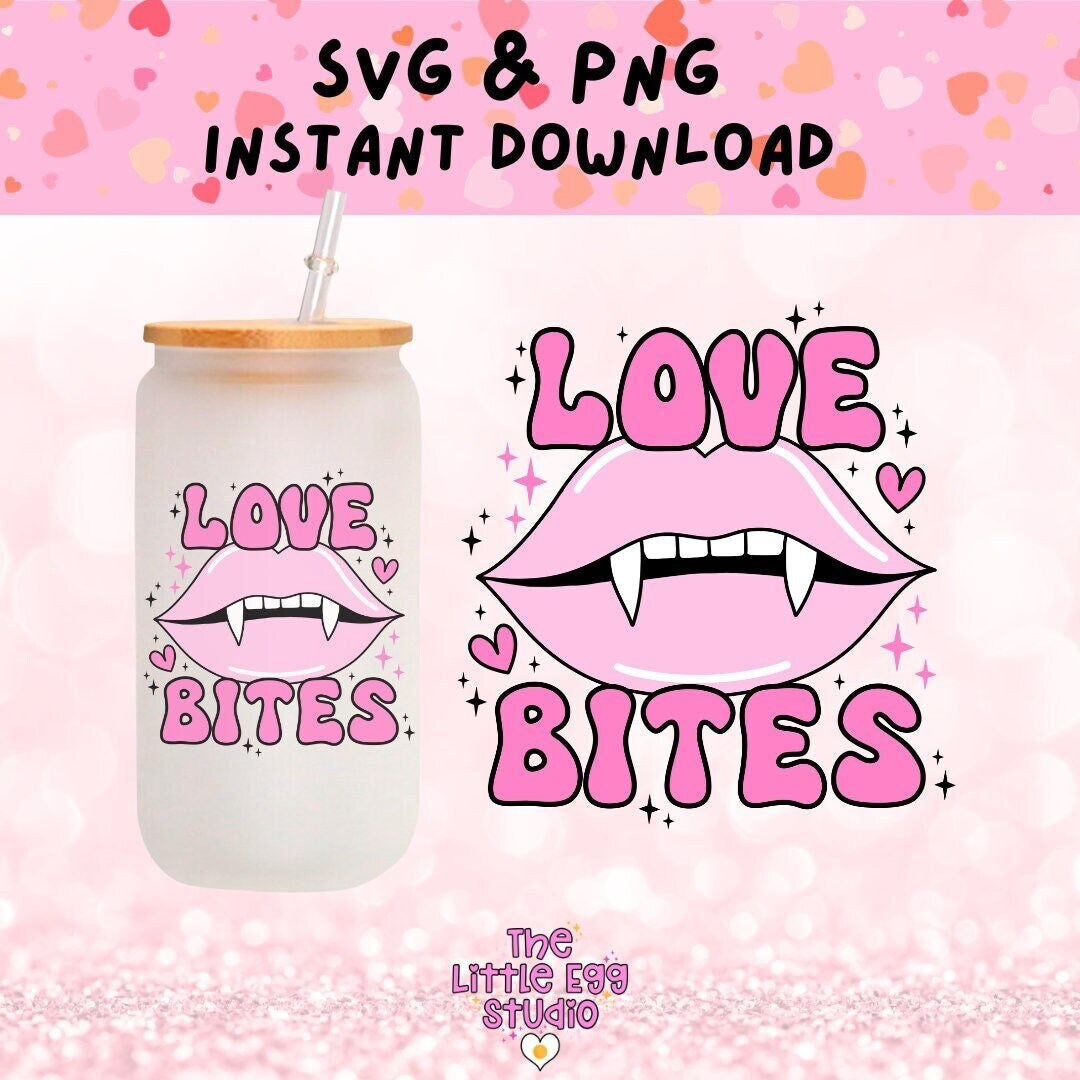 Love Bites SVG & PNG Digital Design, Valentines Love Svg Design ...