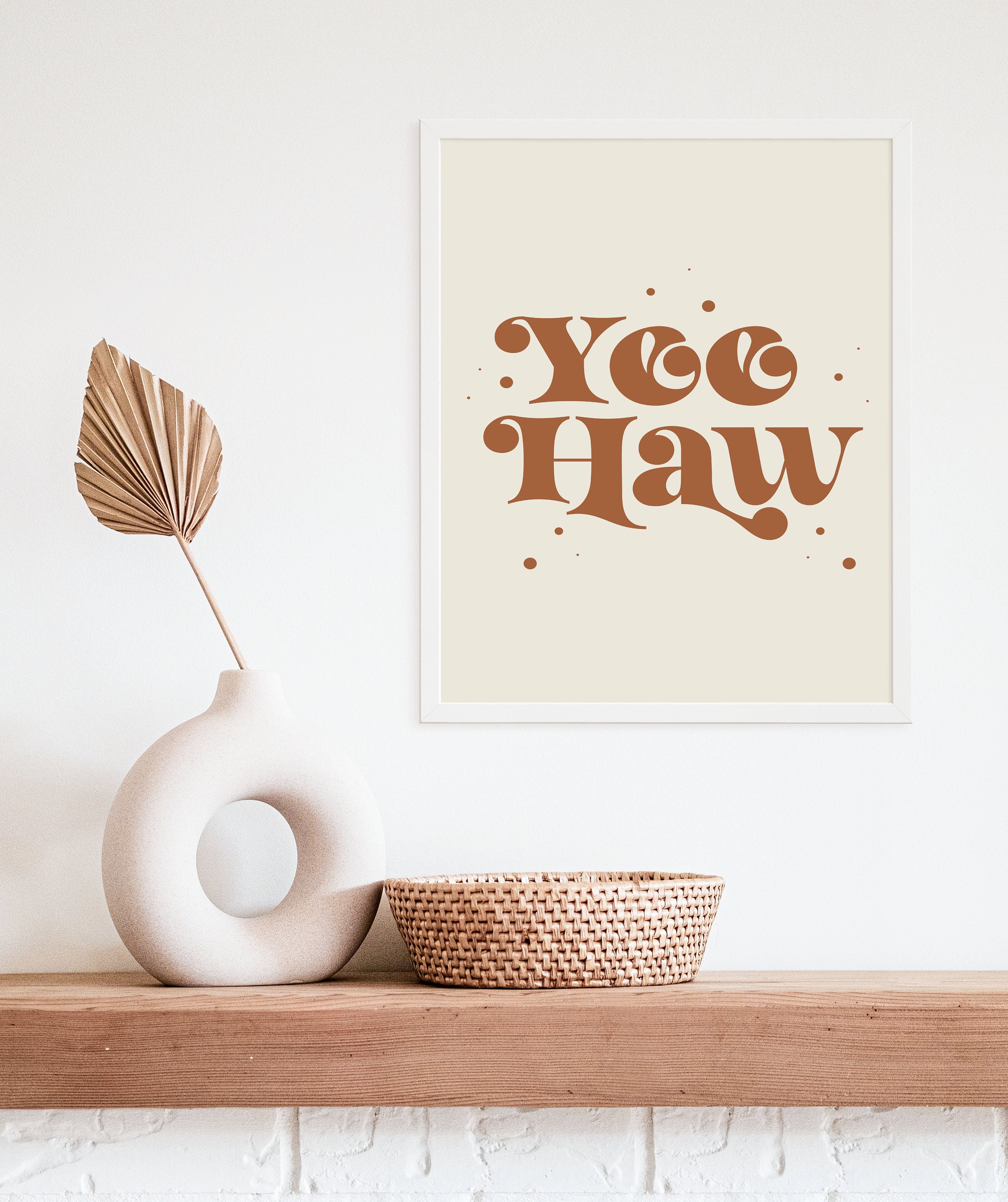 Yee Haw Digital Art Print Western Inspiration Cowboy - Etsy