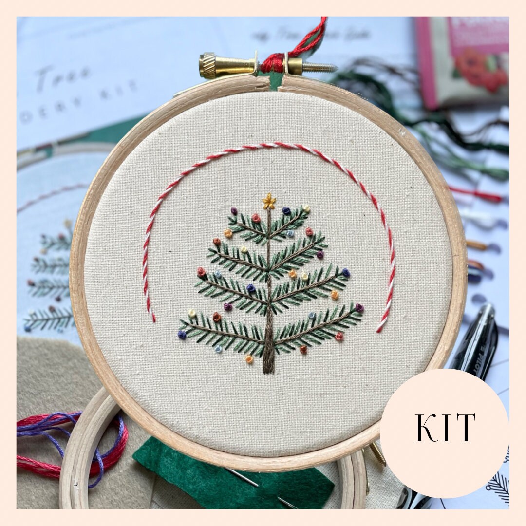 Candy Tree Embroidery Kit - Etsy