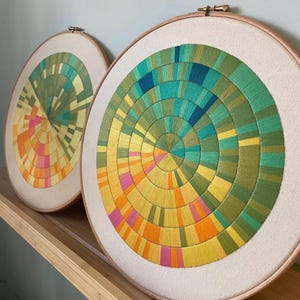 12” Common Year Tracker PDF Pattern - Temperature Hoop - Temperature ...