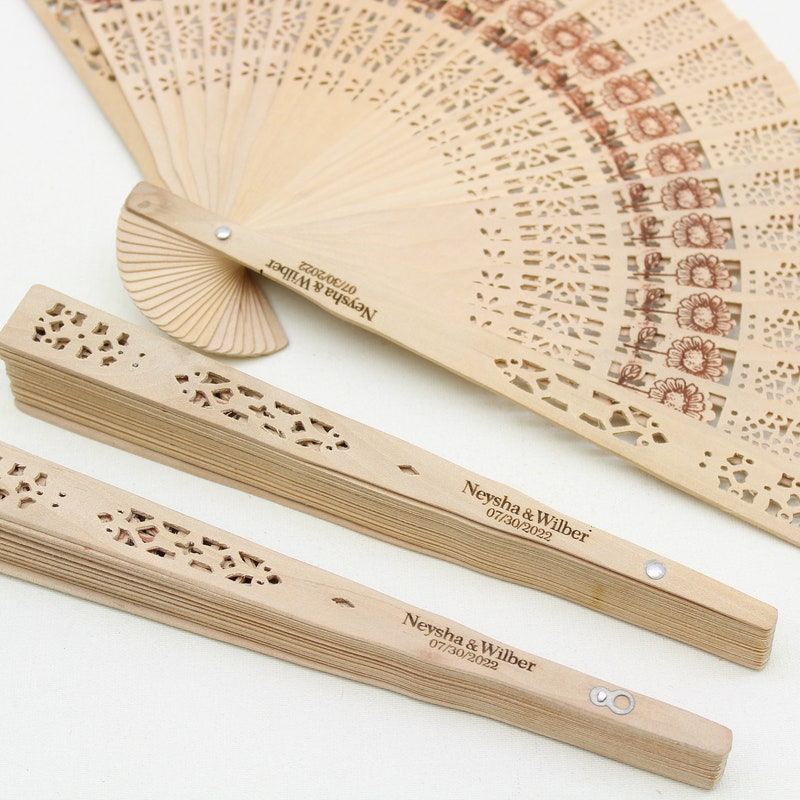 Custom Fan Wedding Favors - Etsy
