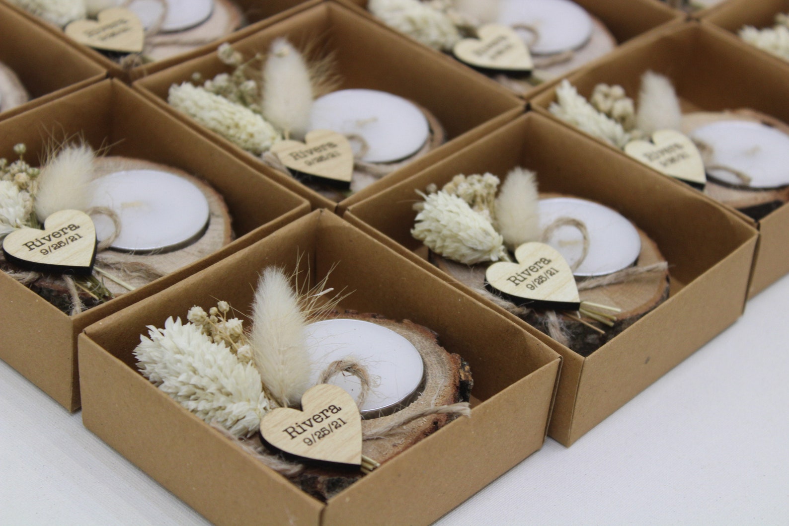 50 Pcs Personalized Candle Wedding Favors Wedding Favors for | Etsy Canada