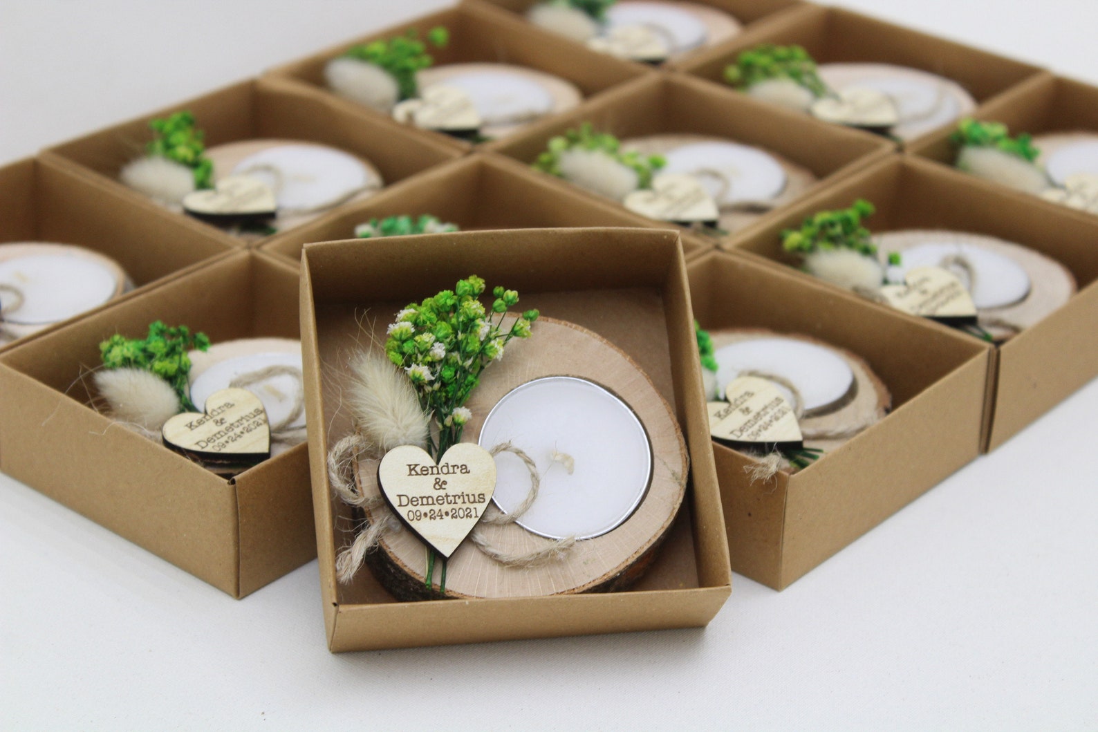 Personalized Candle Wedding Favors, Wedding Favors for Guests in Bulk ...