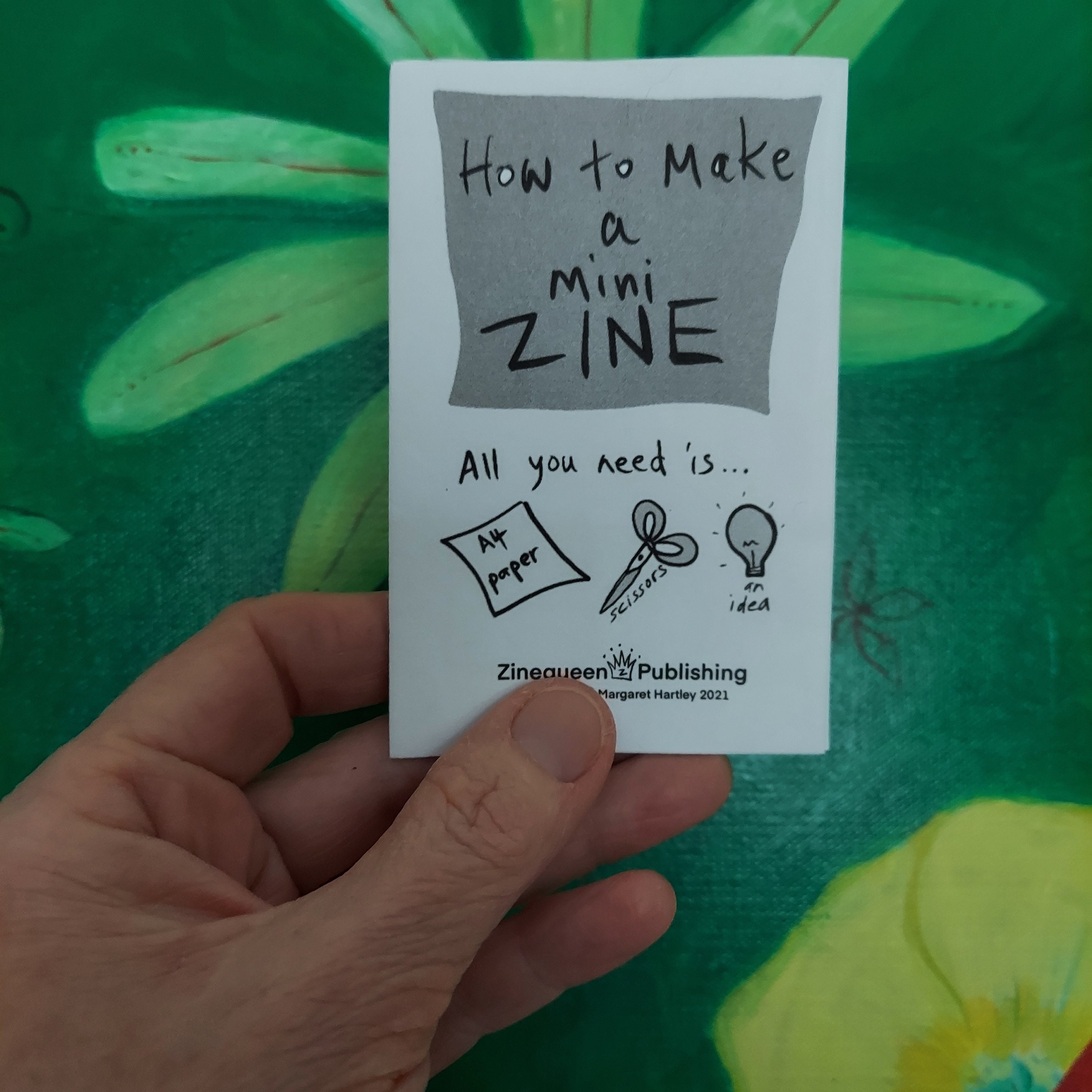 How to Fold a Mini-zine - Etsy