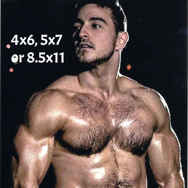 Muscular Male Bodybuilder Photo - Etsy