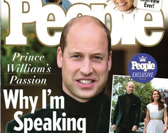 PEOPLE Magazine November 1 2021 Gwyneth Paltrow Prince William - Etsy