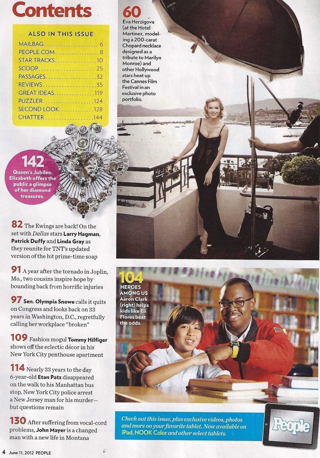 PEOPLE Magazine June 11 2012 Jessica Simpson Britney Spears Jessica ...