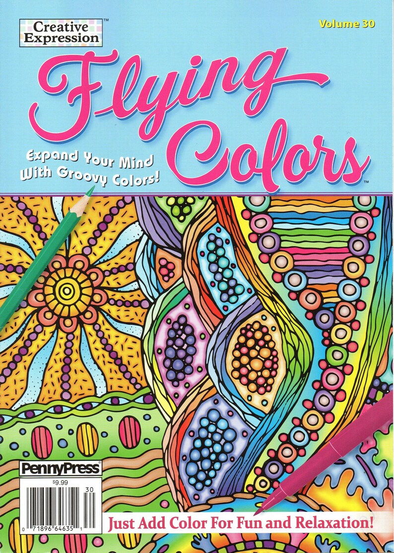 FLYING COLORS Magazine Coloring Book Winter 2022/2023 Volume 30 31 ...