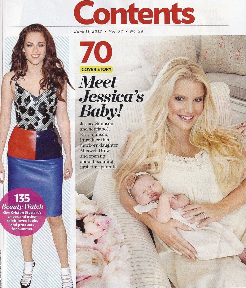 PEOPLE Magazine June 11 2012 Jessica Simpson Britney Spears Jessica ...