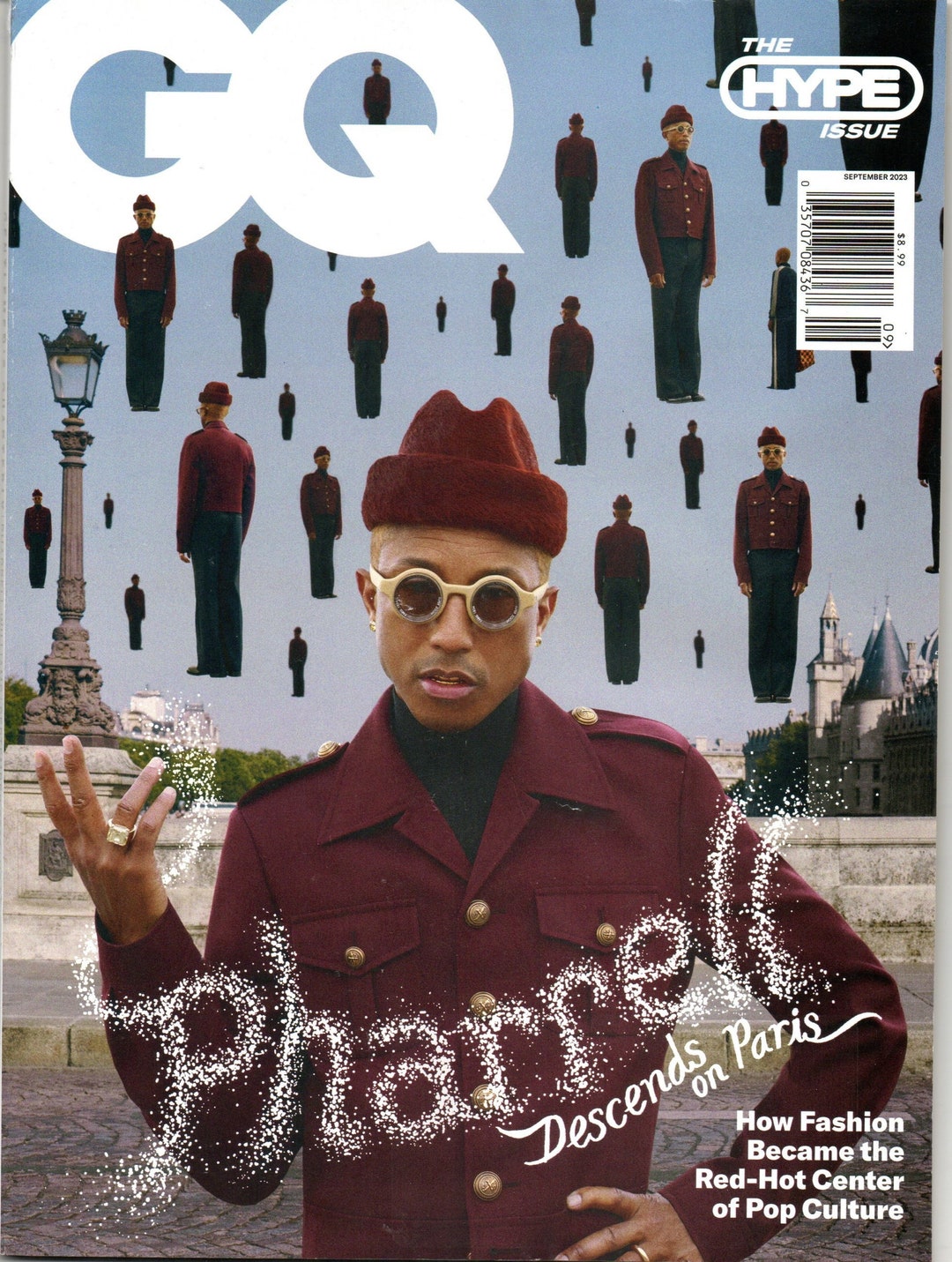 GQ Magazine September 2023 Pharrell Williams Alton Mason Josh O'connor ...