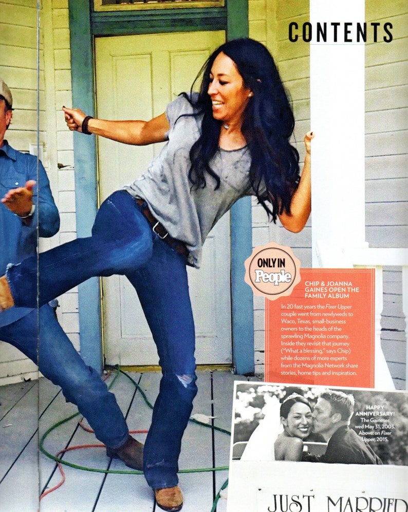 CHIP and JOANNA GAINES: 20 Years of Marriage & Magnolia People - Etsy