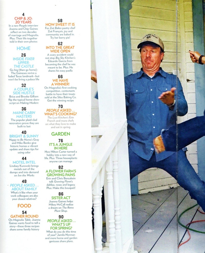 CHIP and JOANNA GAINES: 20 Years of Marriage & Magnolia People - Etsy